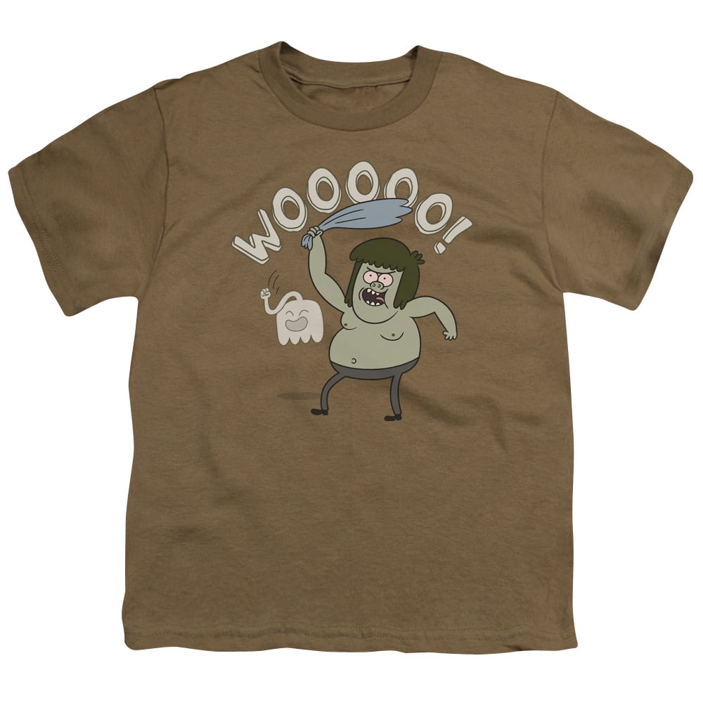 Regular Show Wooooo S/S Youth 18/1 T-Shirt Safari Green - Walmart.com