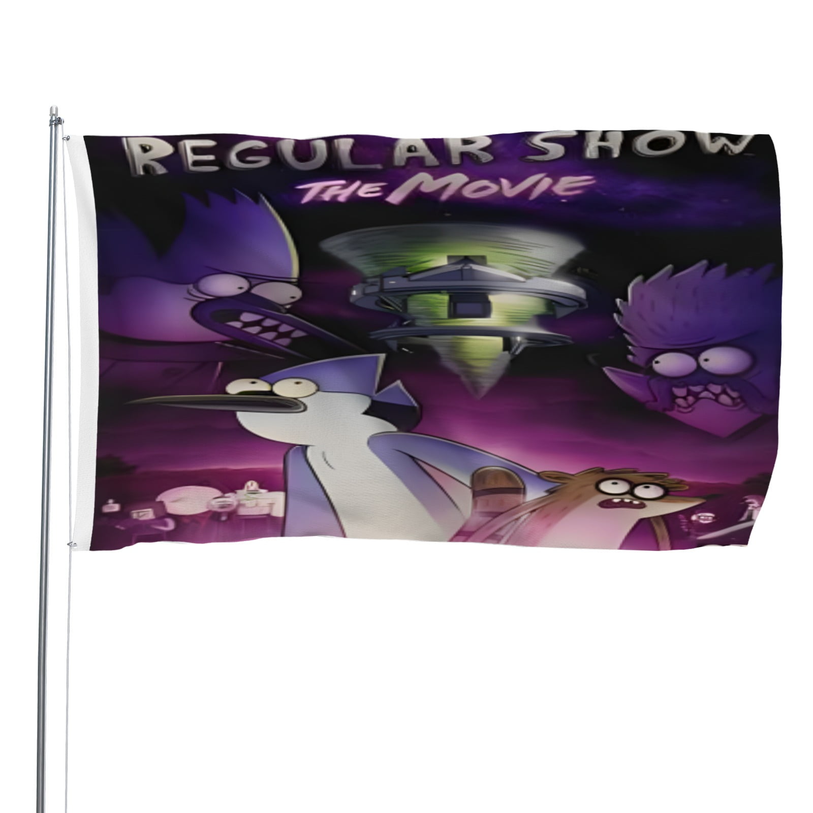 Regular Show flag perfect for outdoor decoration, can be hung indoors ...