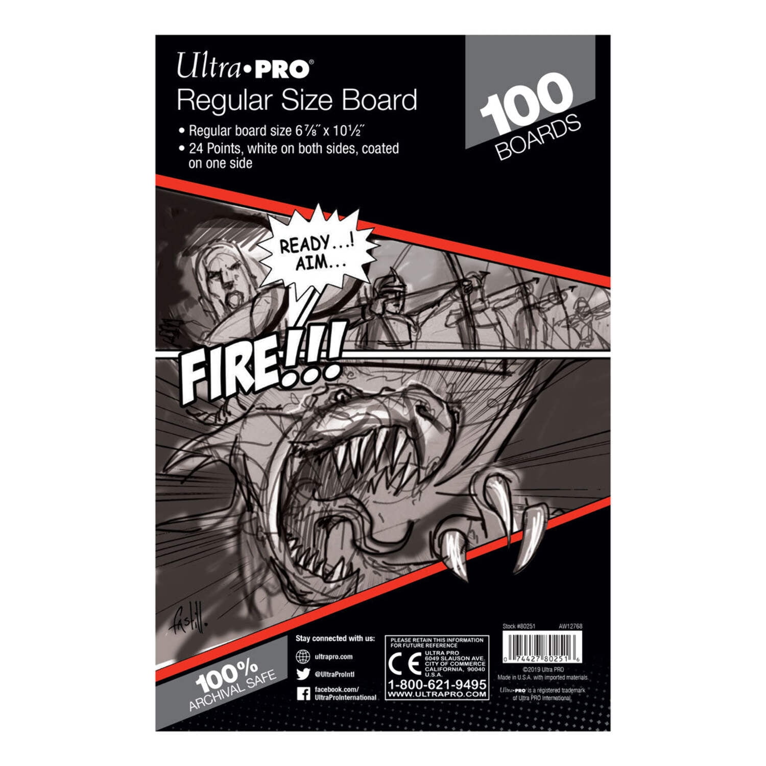 Regular Size Comic Boards (100ct) - Walmart.com