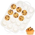 Regular Size Muffin Pan With Metal Reinforced Frame Silicone Cupcake ...