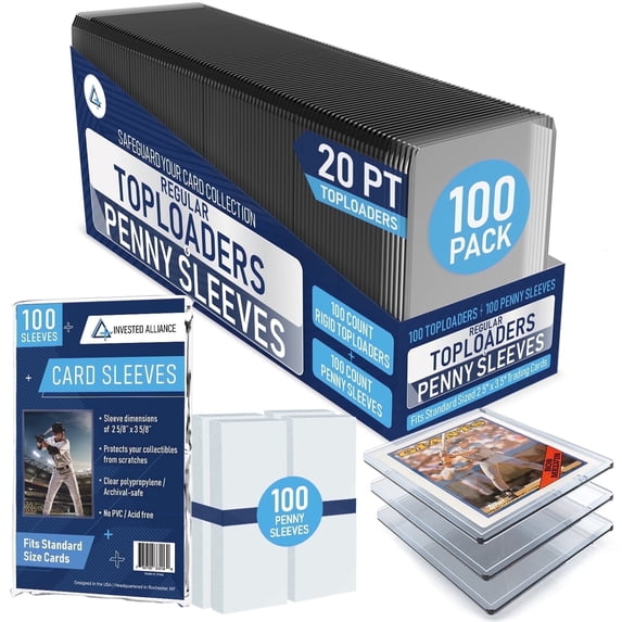 Regular Top Loaders for Cards & Card Sleeves 100ct | Trading Card ...