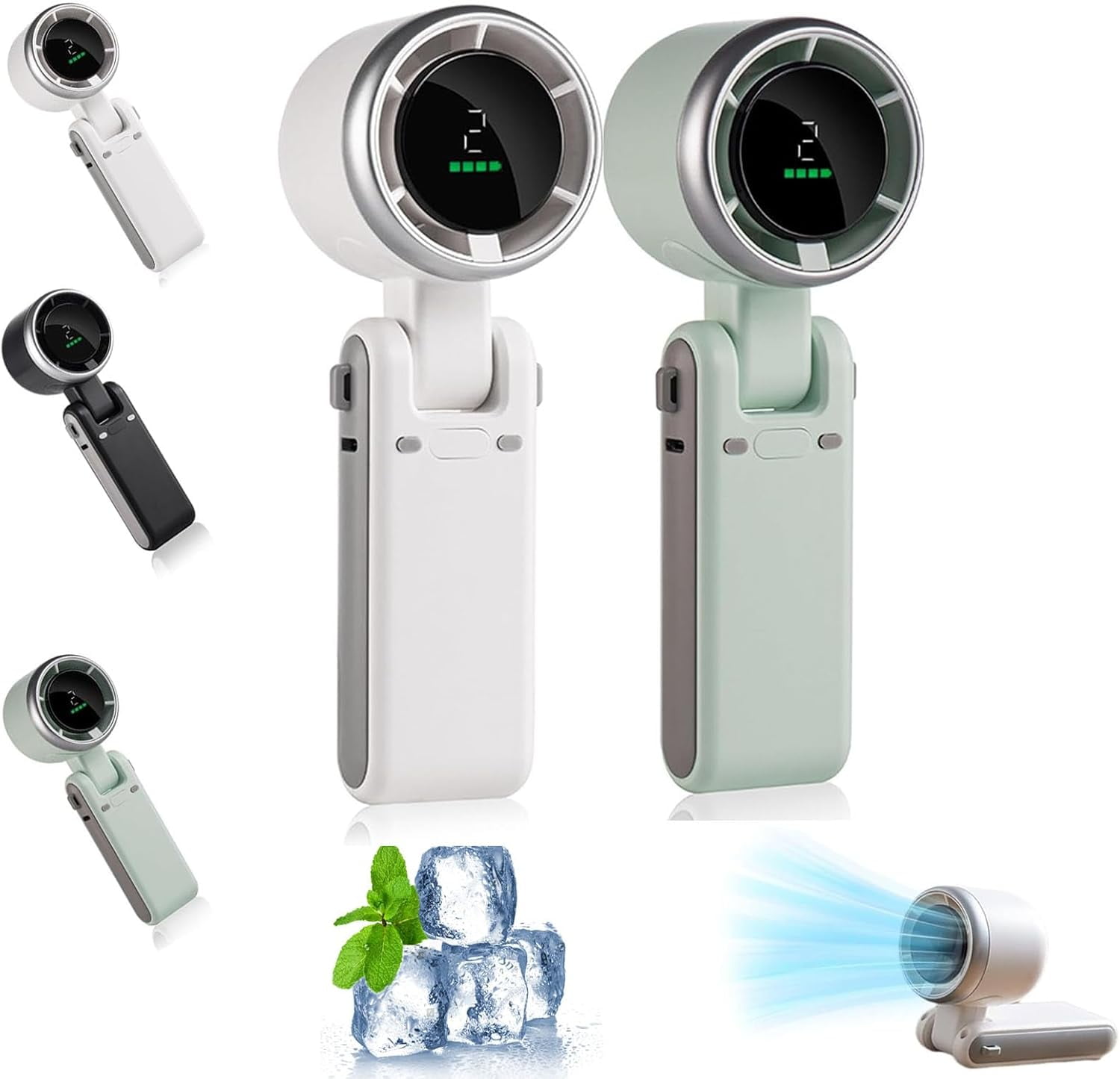 Regularlyk Portable Handheld Turbo Fan, Pocket Mini Fan, 3600mah ...