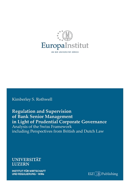 Regulation and Supervision of Bank Senior Management in Light of ...