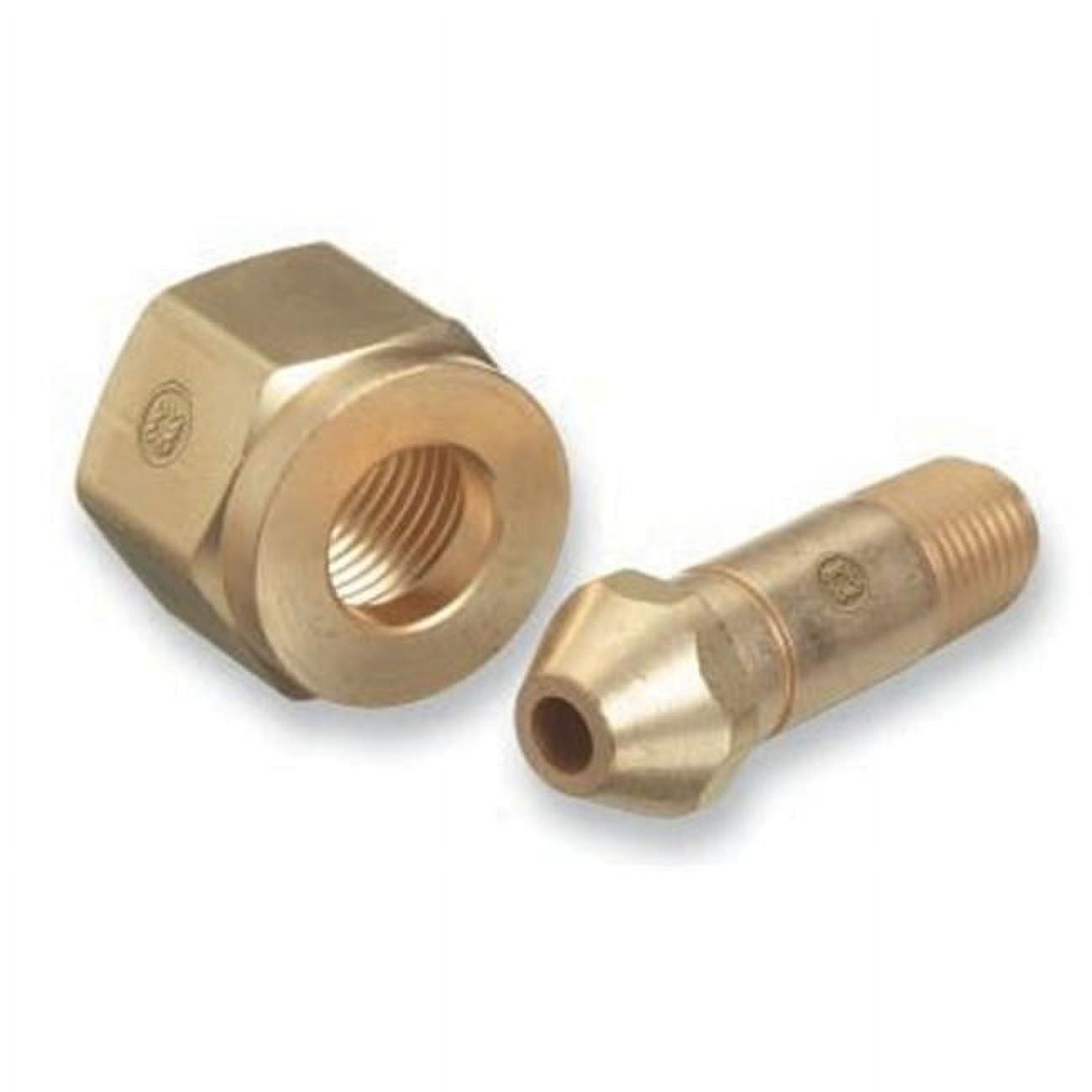 Regulator Inlet Nut, Acetylene (Commercial), Brass, CGA-300, 0.83 in to ...