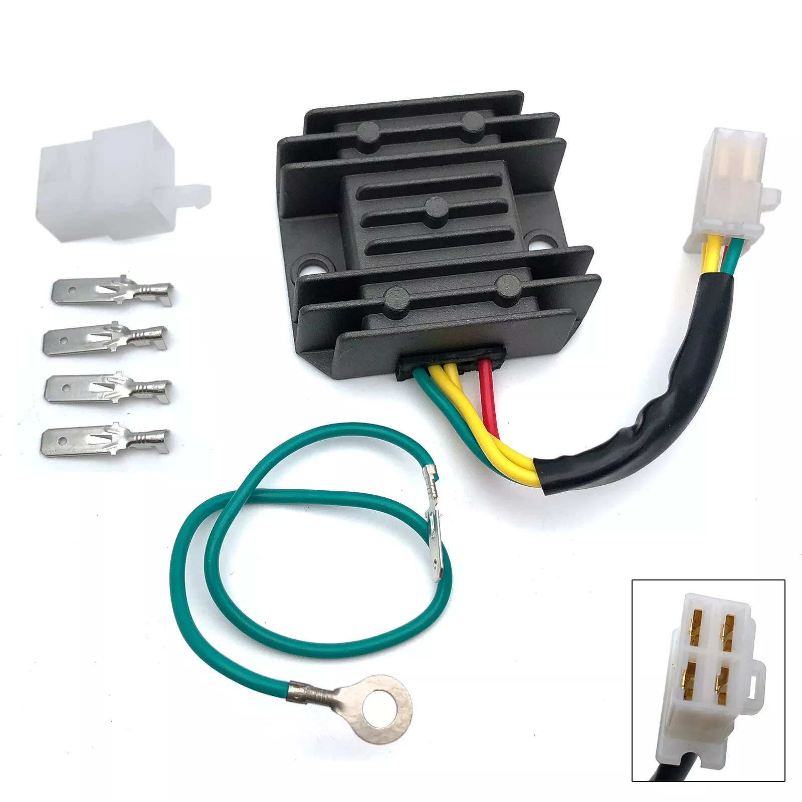 Regulator Rectifier Single Phase Charging System For Honda CB175 CB200T ...