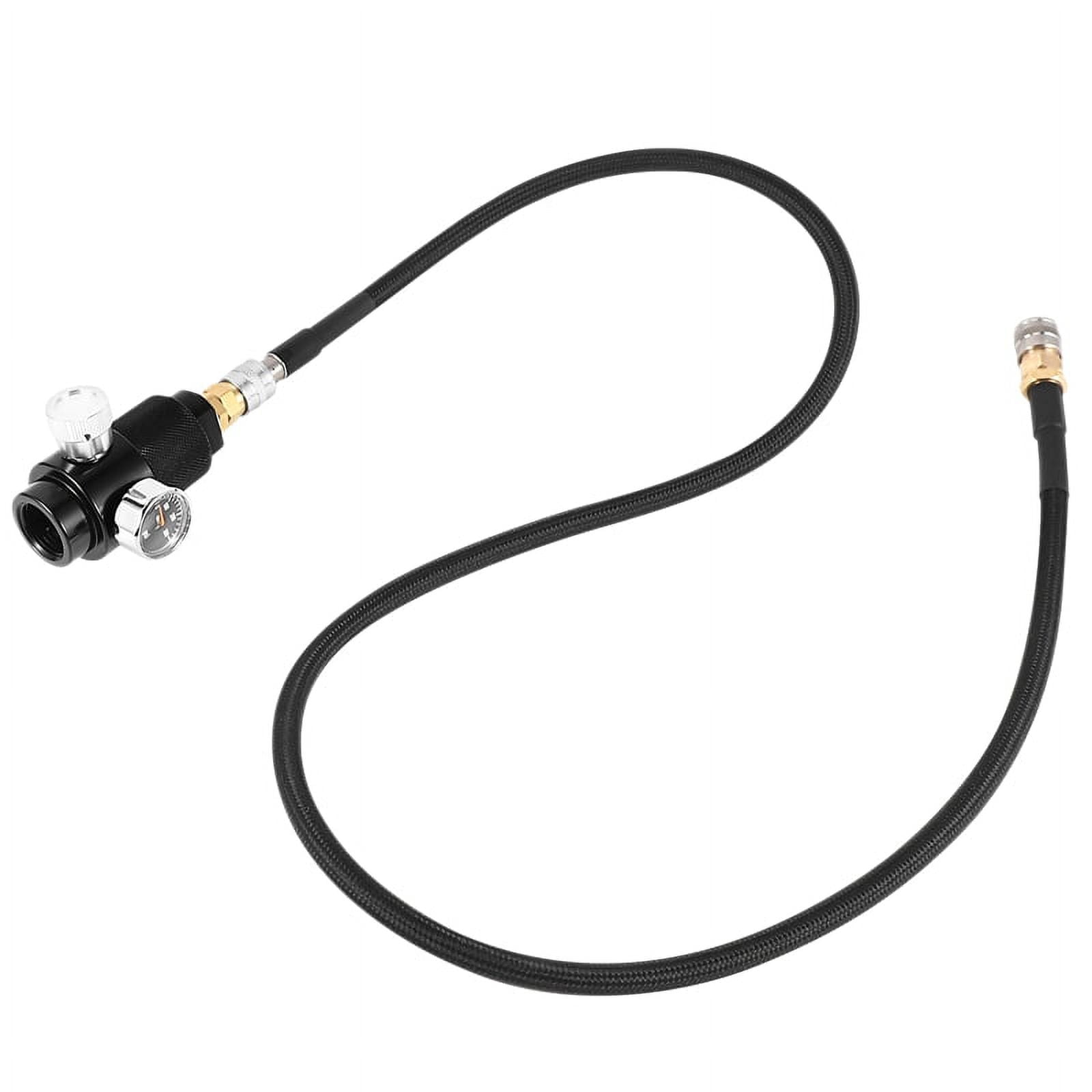 Regulator with 100cm FLEX Remote Hose Line 0-200 Psi to Co2 Tank ...