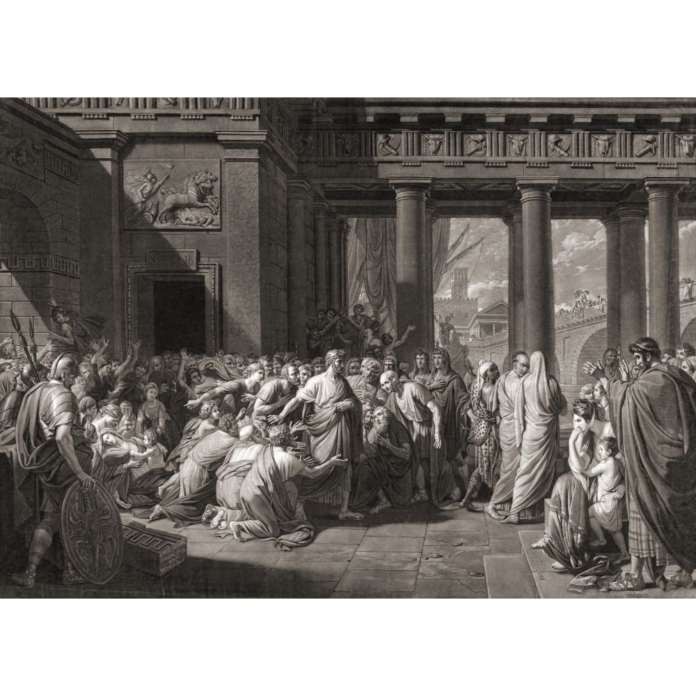 Regulus Returned to Carthage. After a work by Benjamin West and ...