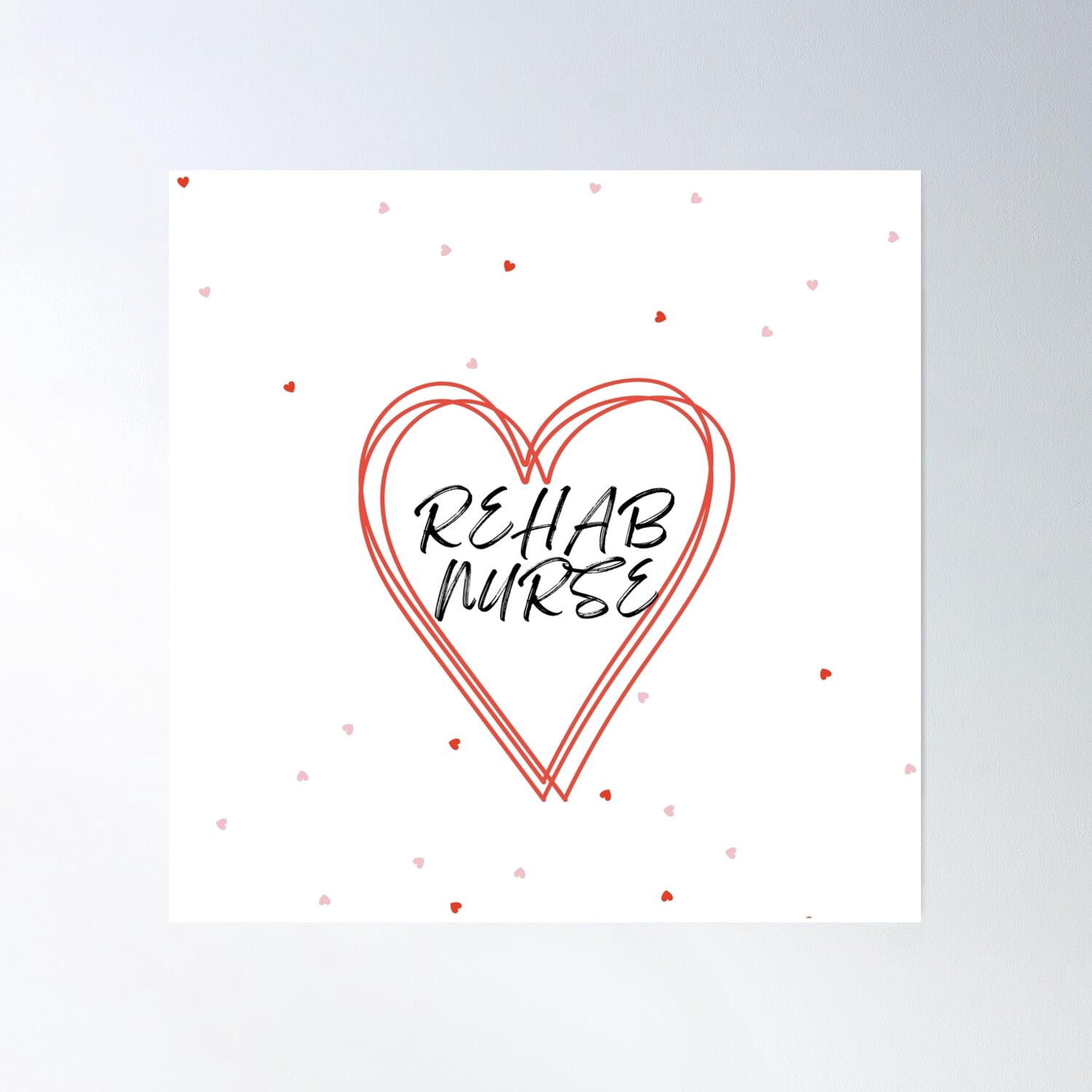 Rehab Nurse- Gift For Rehabilitation Nurse Poster Wall Art, Modern Wall ...