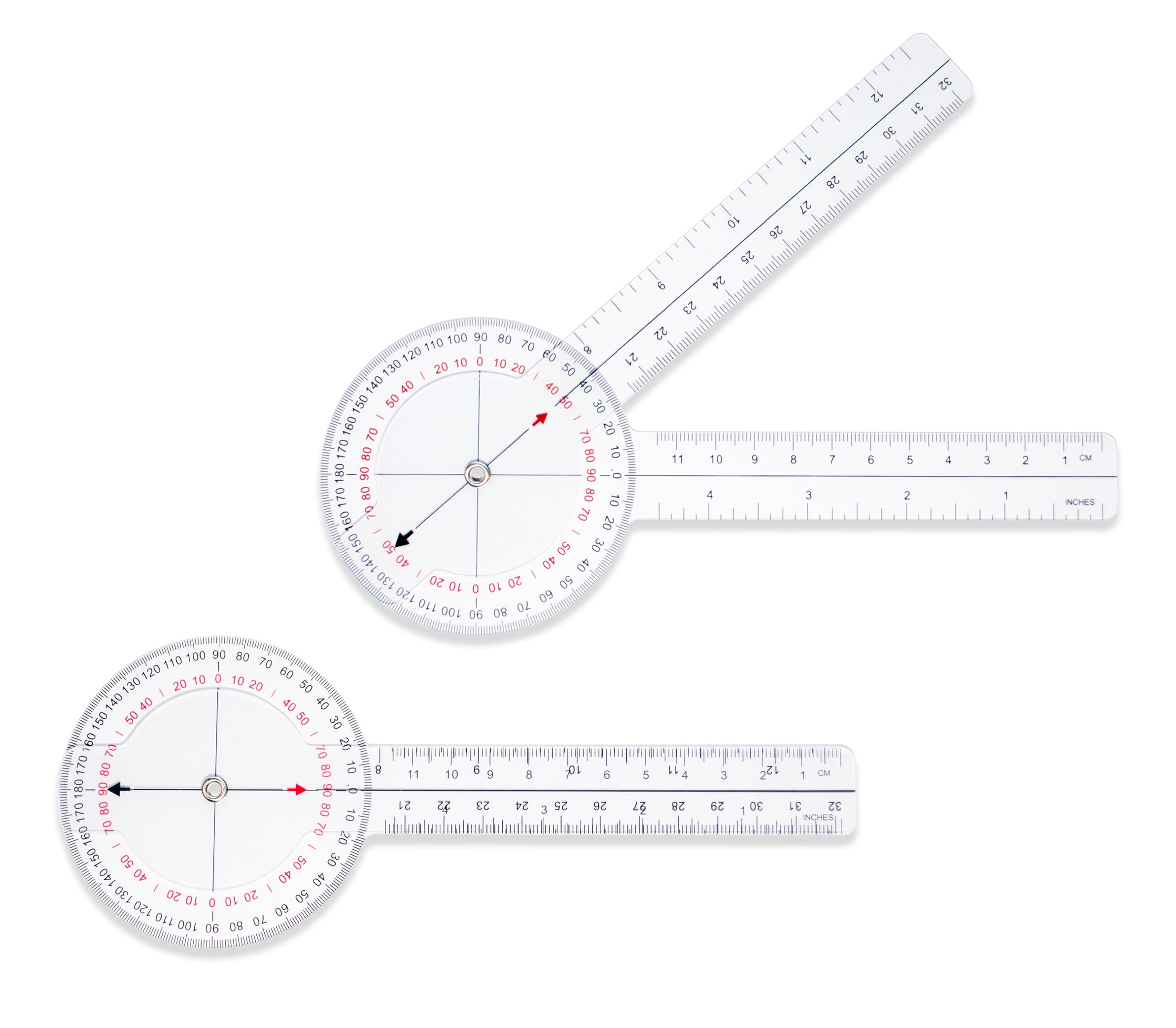 Rehabilitation Advantage 8” ROM Gauge Goniometer (2-Pack) – Range of ...