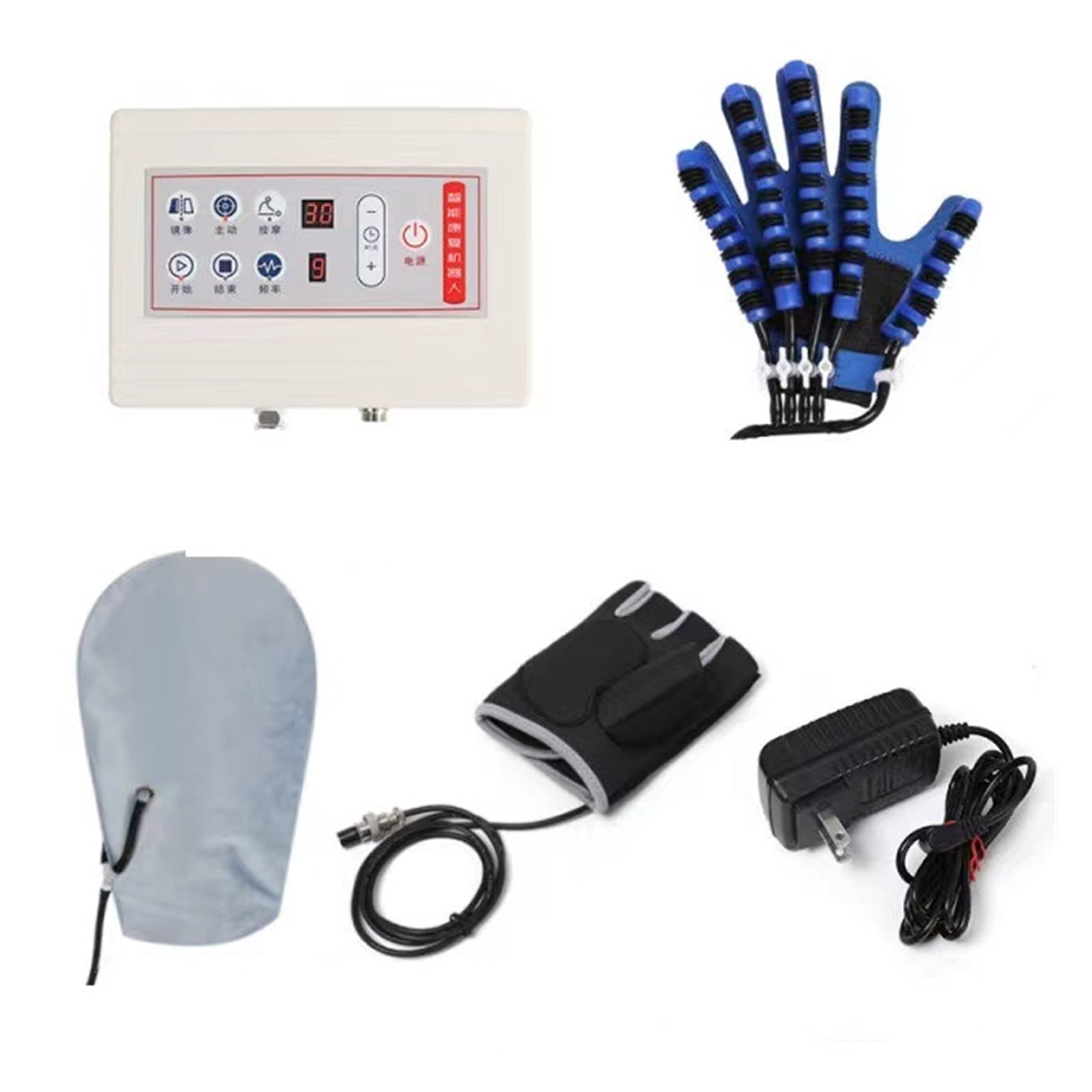 Rehabilitation Robot Glove Stroke Hemiplegic Hand Function Pneumatic ...