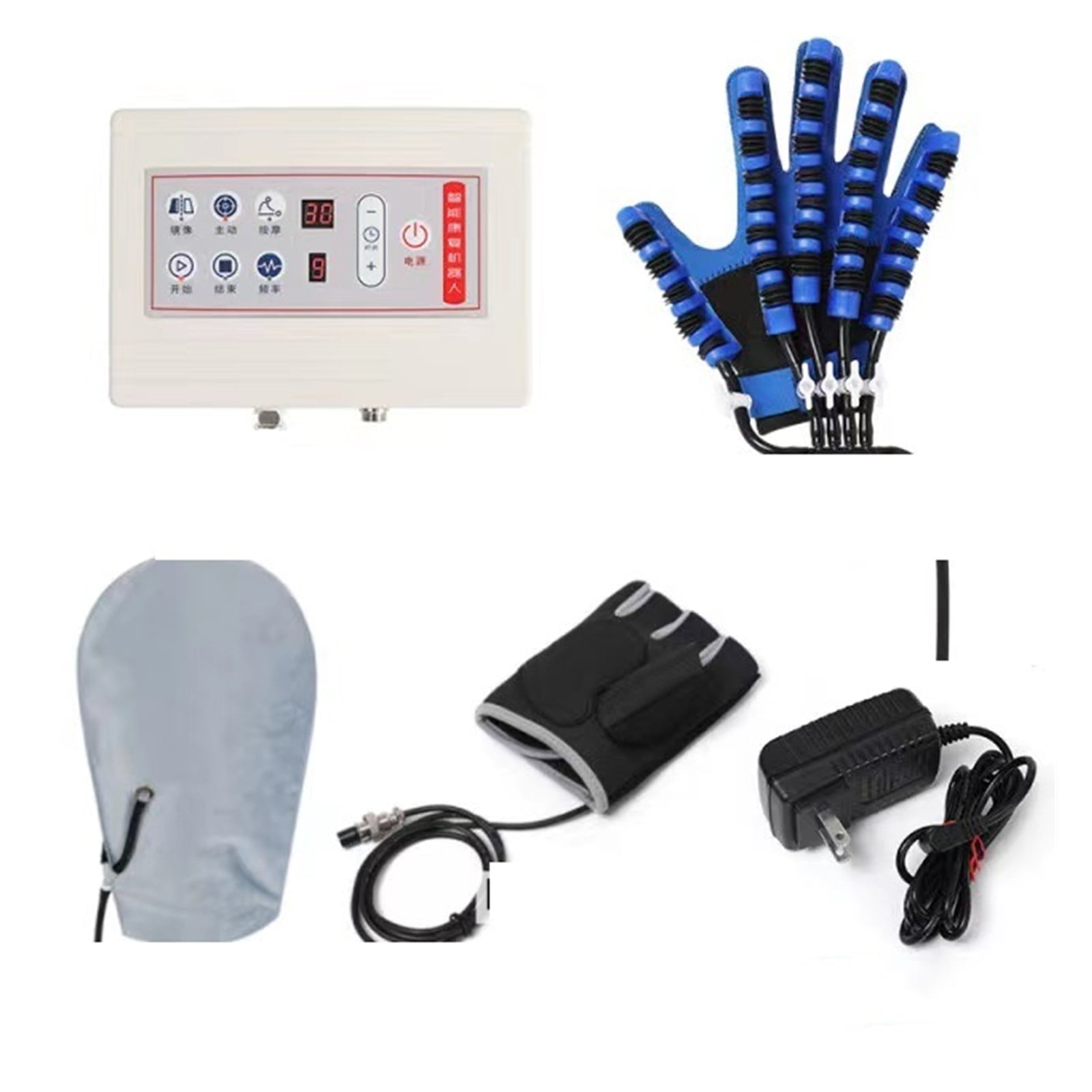 Rehabilitation Robot Glove Stroke Hemiplegic Hand Function Pneumatic ...