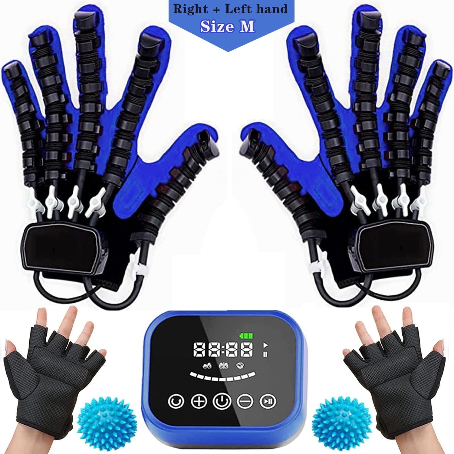 AOWO Rehabilitation Robot Gloves, Stroke Recovery Equipment with 9 ...