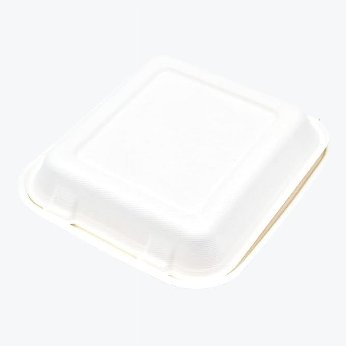 Reharvest 8x8-Inch Biodegradable Take Out Containers [Pack of 50], Made ...