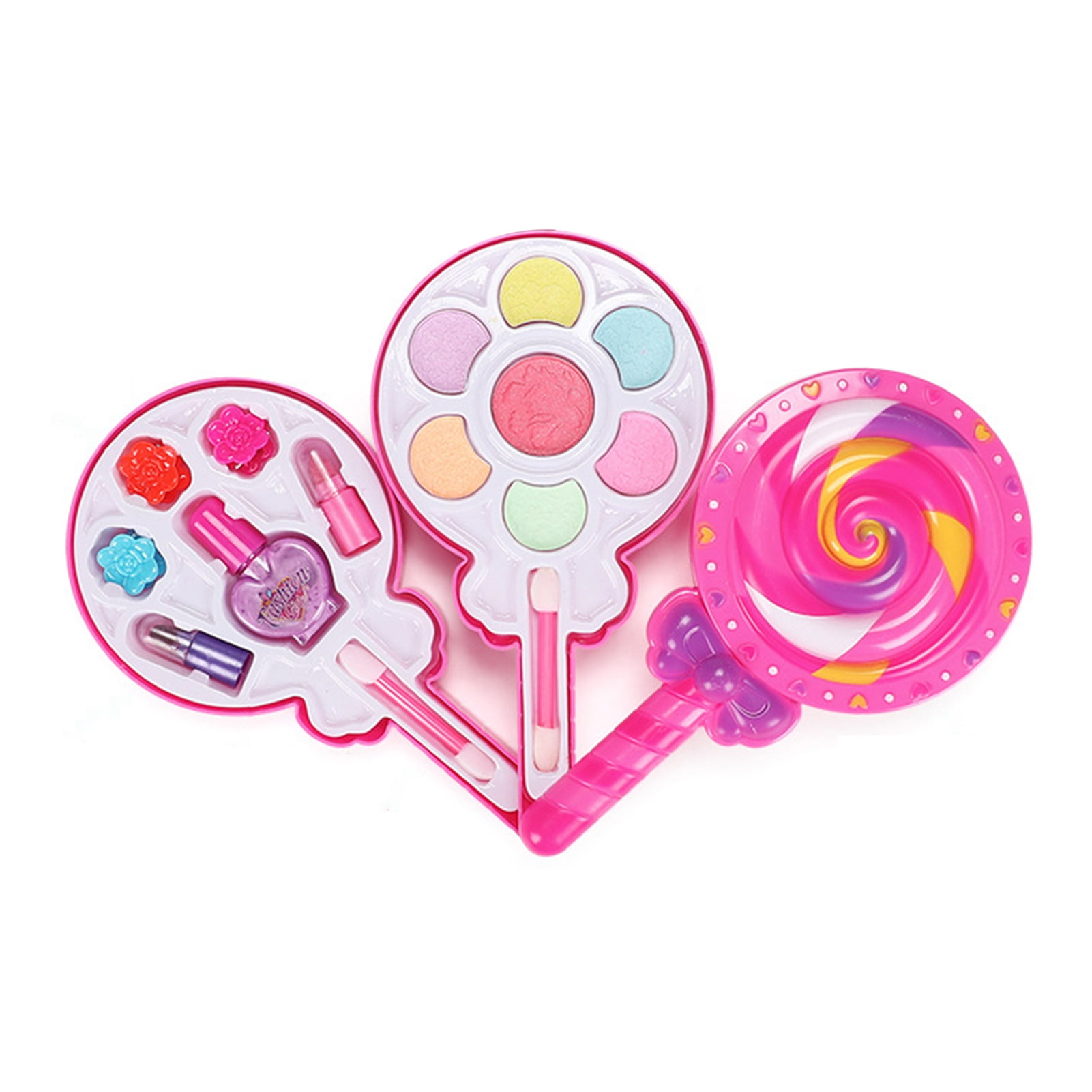 Reheyre 1 Set Kids Makeup Set, Lollipop Shape Water Soluble Formula ...