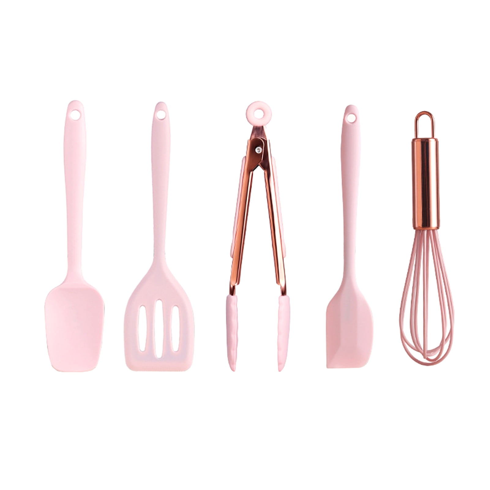 Reheyre Non-stick Cooking Utensils Set, Silicone, 5 Pieces - Walmart.com