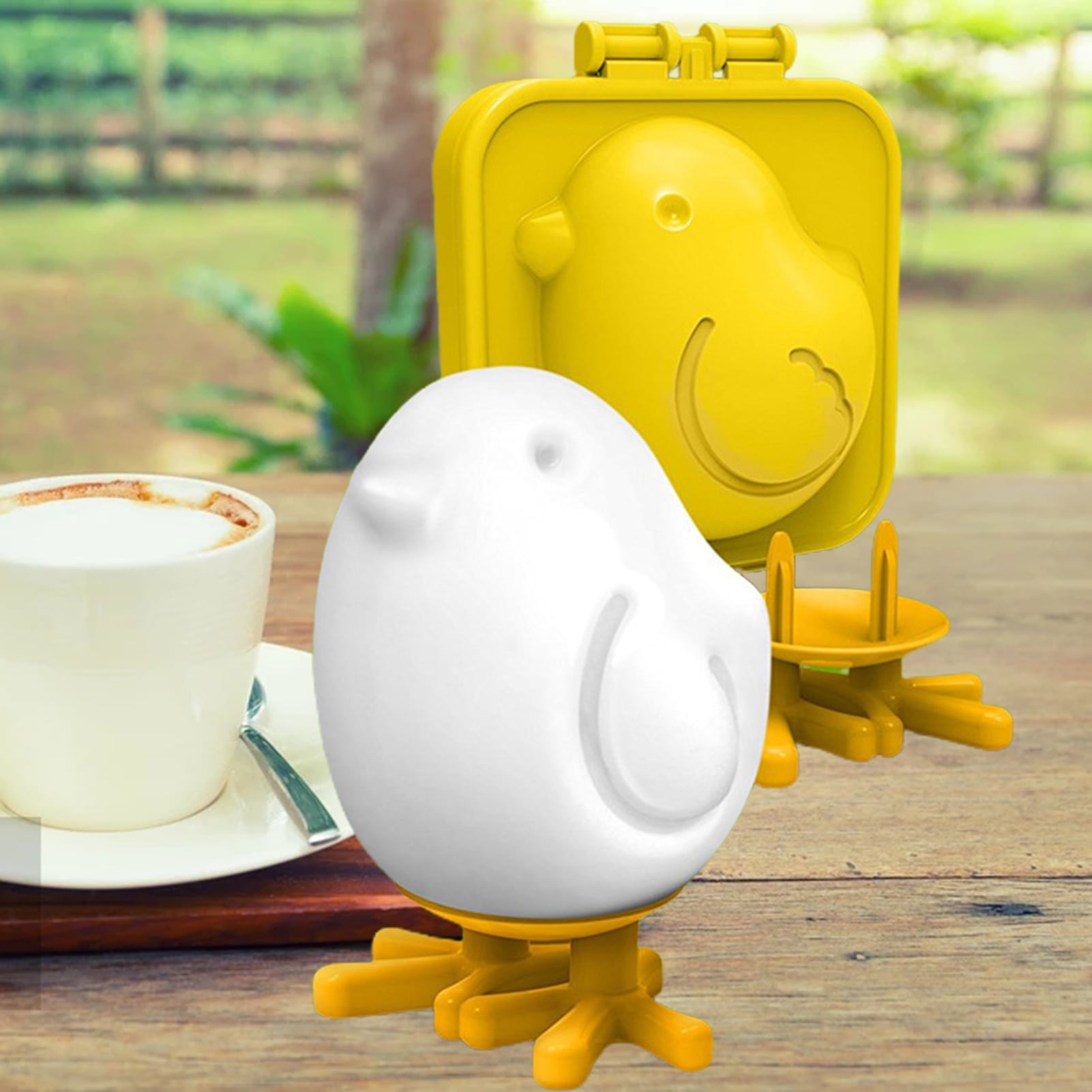Reheyre Chick-Shaped DIY ABS Boiled Egg Mould, Creative Steamed Egg ...