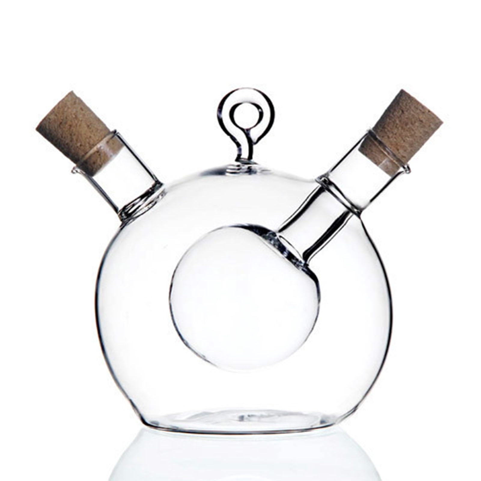 Reheyre Double Pourer Spout Stoppers - Anti-leak Glass Condiment Bottle ...