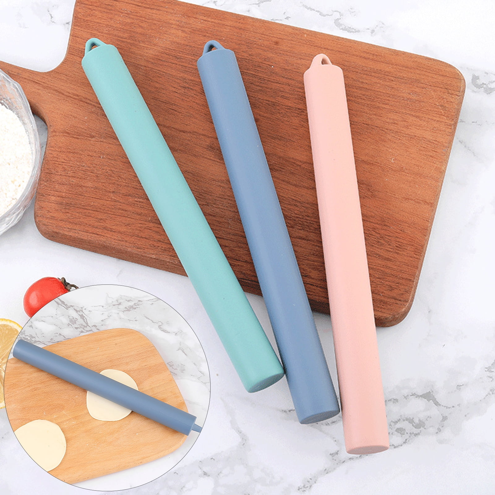 Reheyre Easy to Clean Rolling Pin - Hanging Hole Design, Simple ...