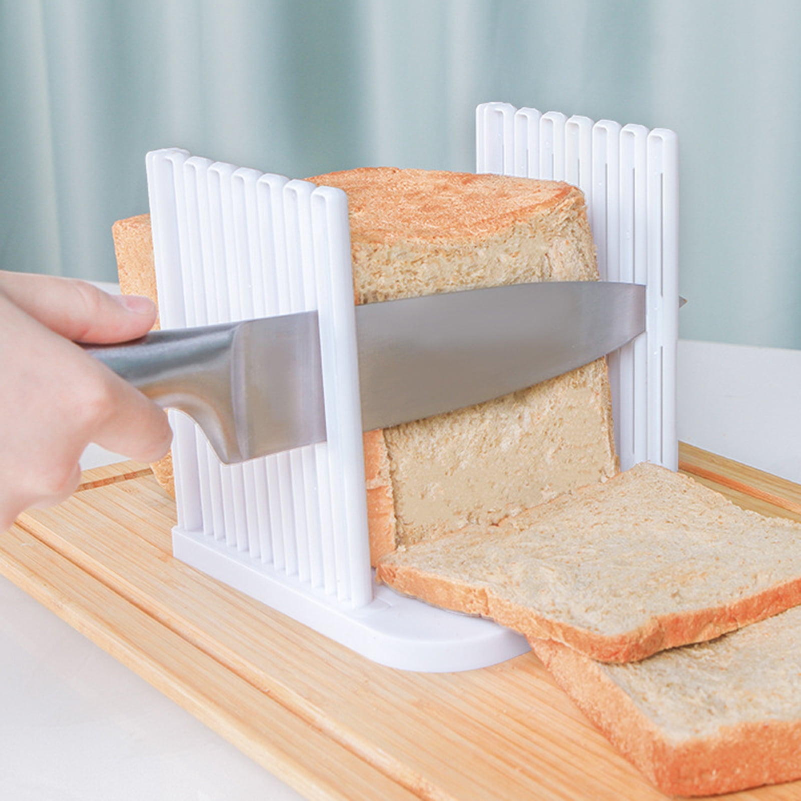 Reheyre Home Loaf Toast Divider - Bread Slicer Cutter and Slicing Guide ...