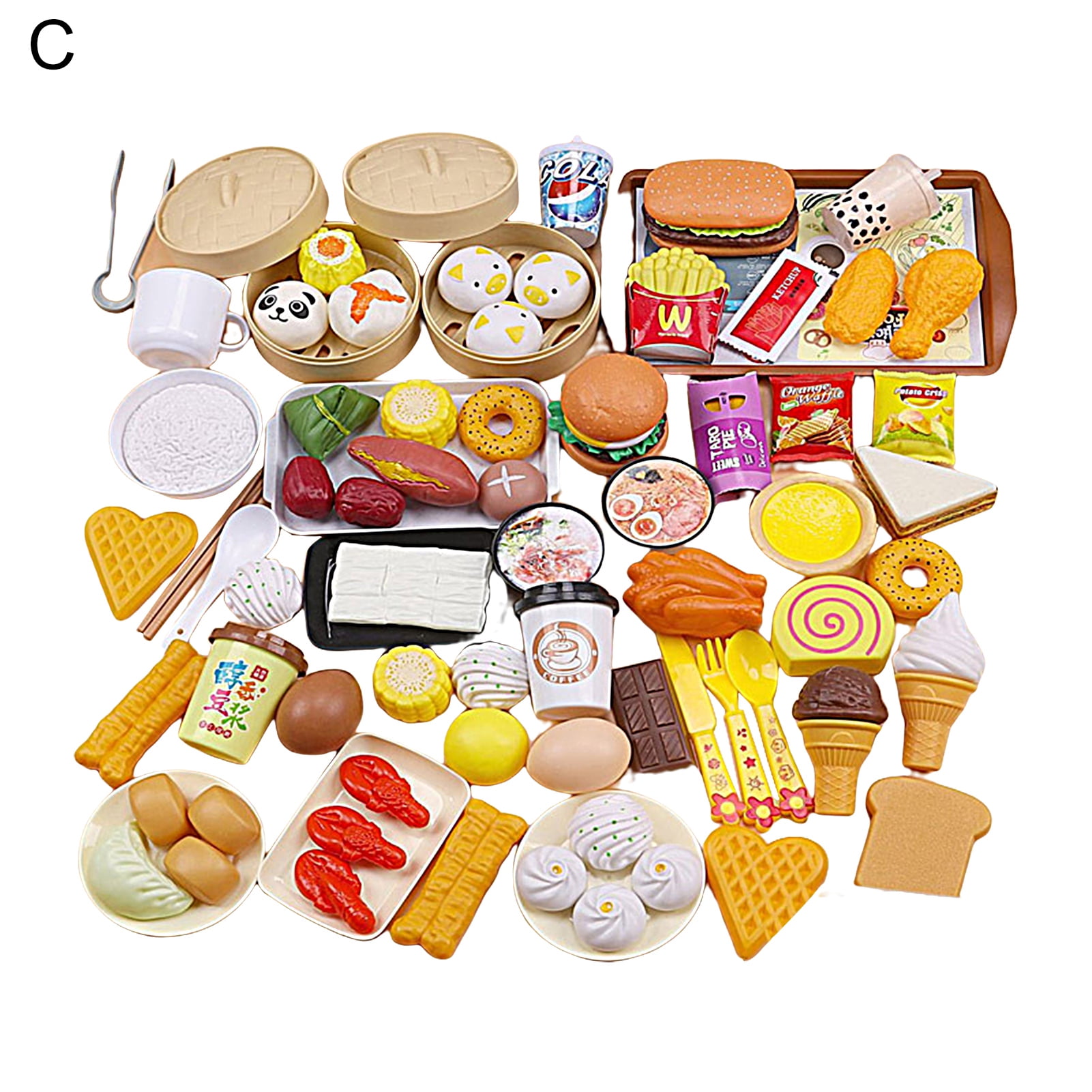 Reheyre Role Play Food Game Realistic Interactive Bright Color Fruit ...