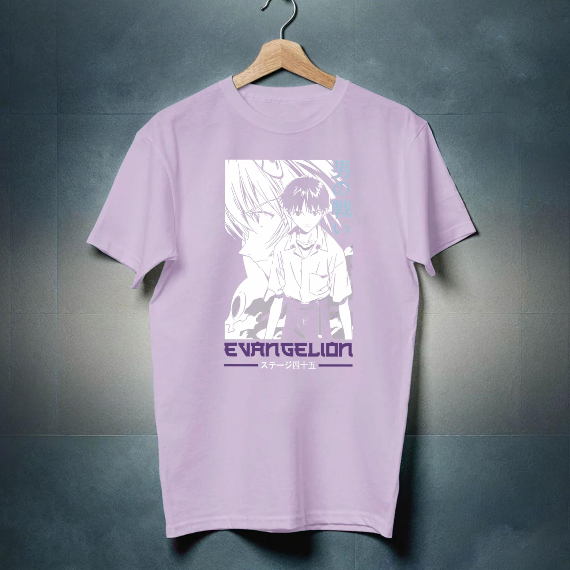 Rei Ayanami Shinji Neon Genesis Evangelion Shirt Japanese Anime NERV T ...