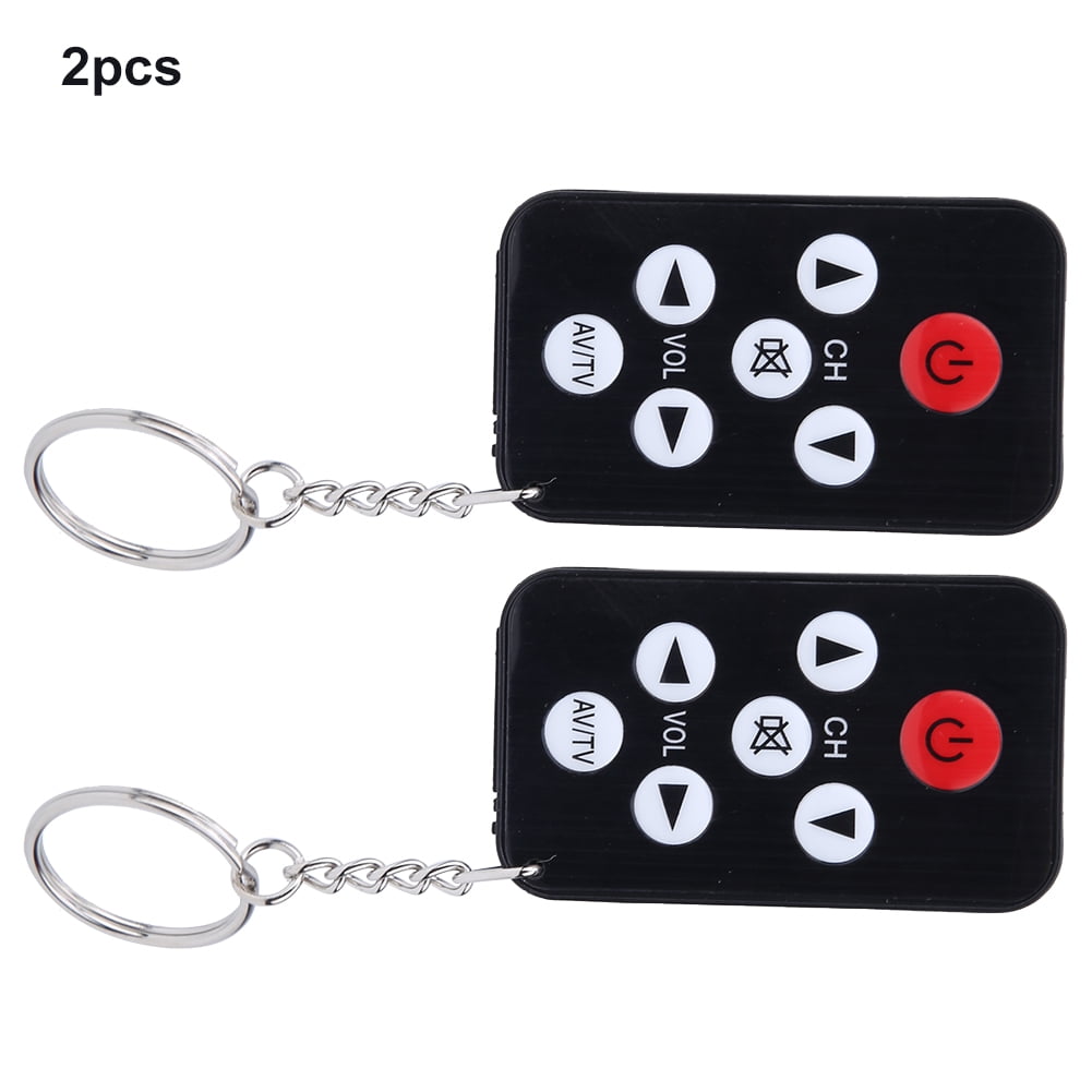Reiche 2 Pcs Remote Control 7 Buttons Volume Channel Power Control Mini ...