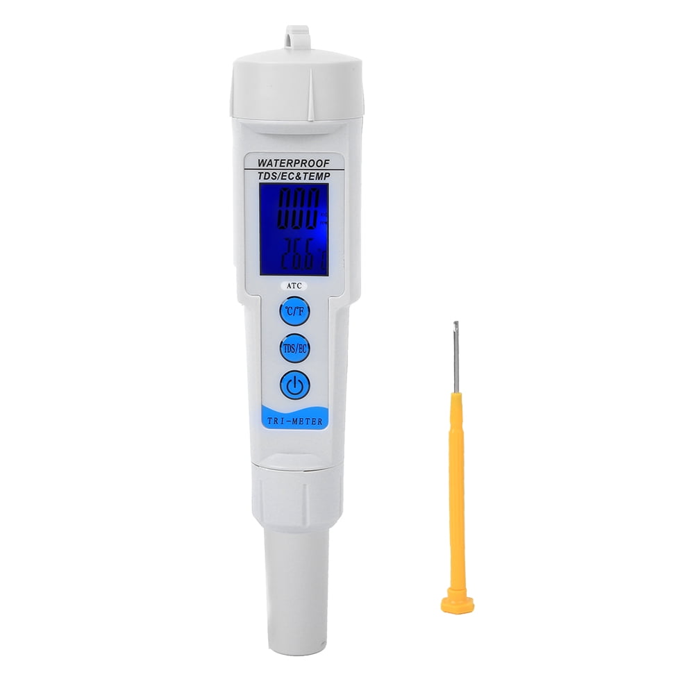 Reiche 3 in 1 Portable Digital EC/TDS/TEMP Meter Water Quality Tester ...