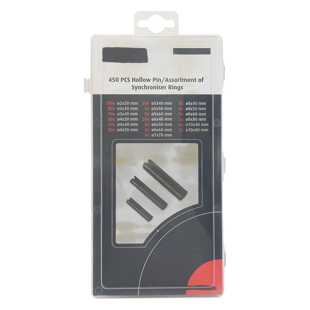 Reiche 450pcs Steel Split Spring Dowel Tension Roll Hollow Pin ...