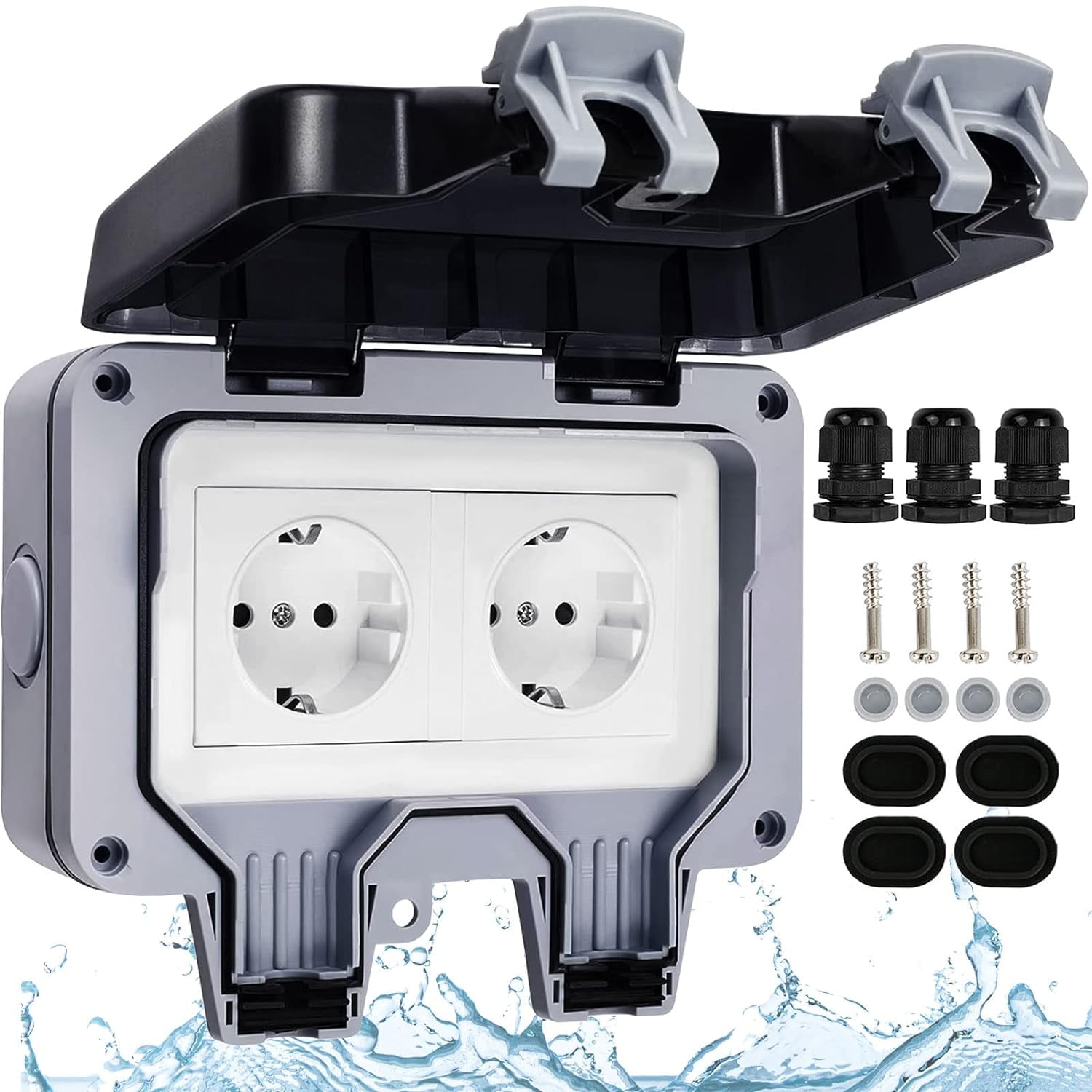 Reiche Ip66 Waterproof Socket, Weatherproof Outdoor Sockets, Outdoor ...