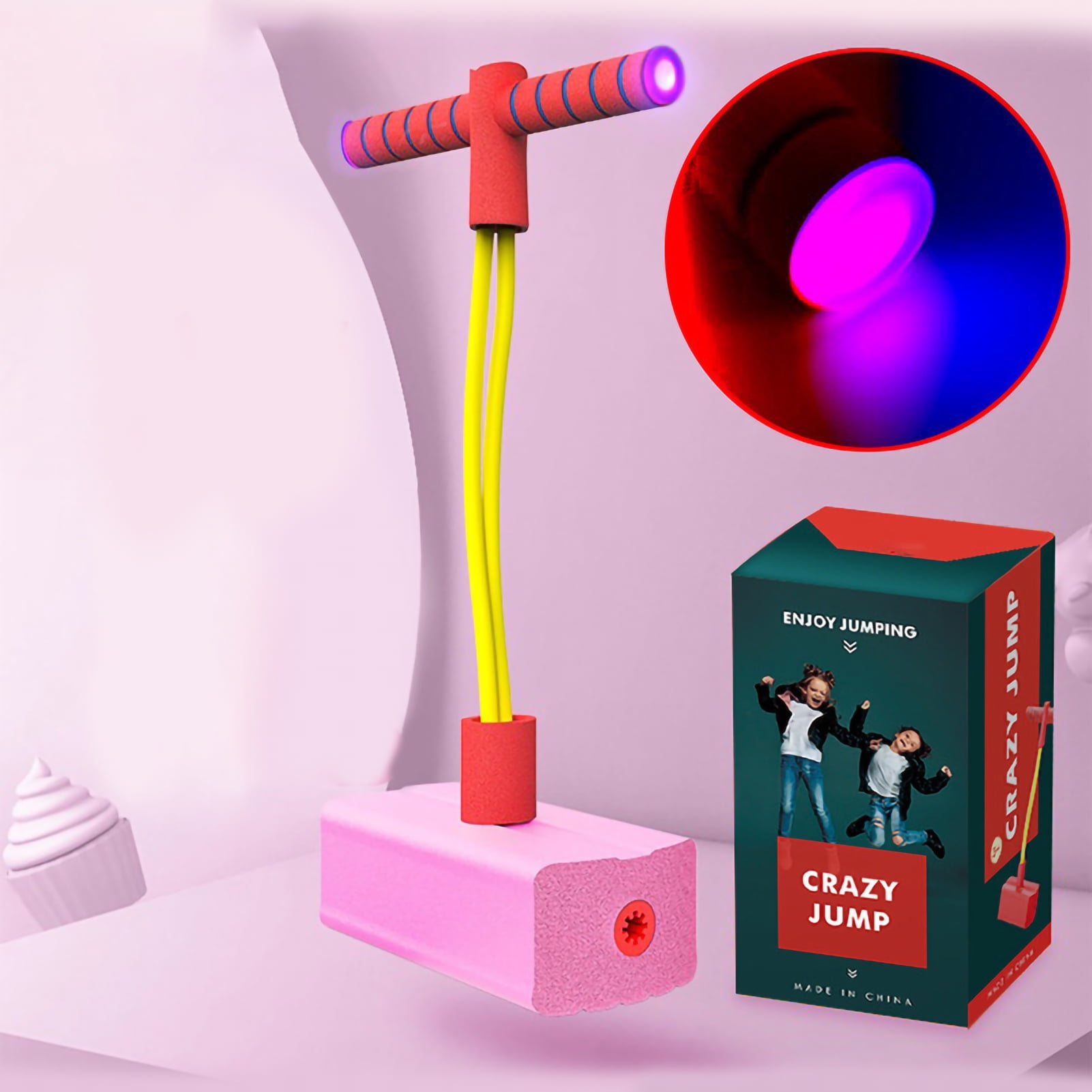 Reiche Kid Foam Pogo Jumper Foam Jumper Bounce Balance Training Foam ...