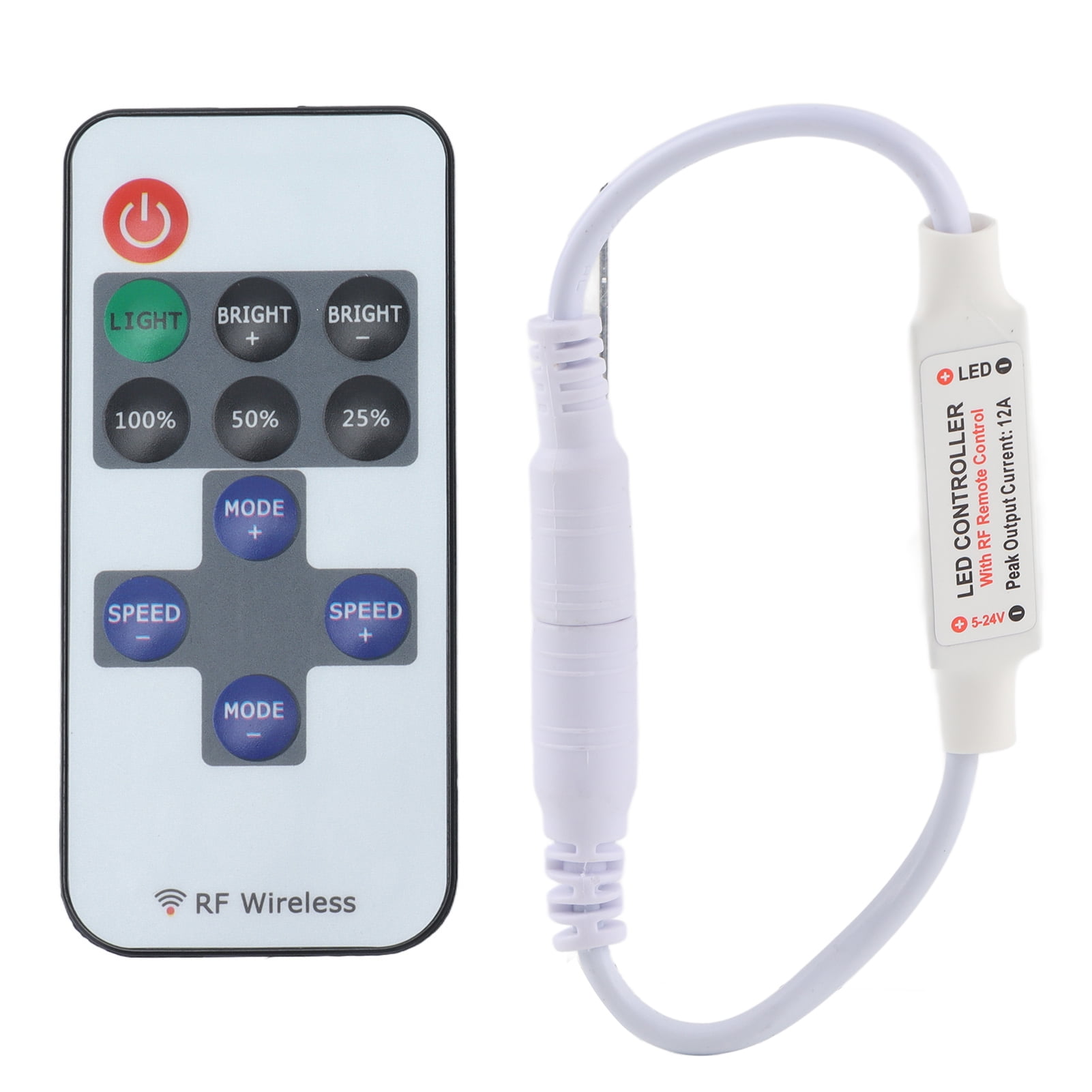 Reiche RF Wireless Remote Controller 11Key DC Interface Mini 433MHz ...