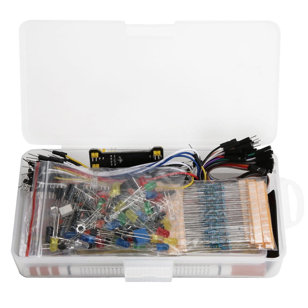 Reiche Electronic Component Starter Kit Breadboard Buzzer Capacitor ...