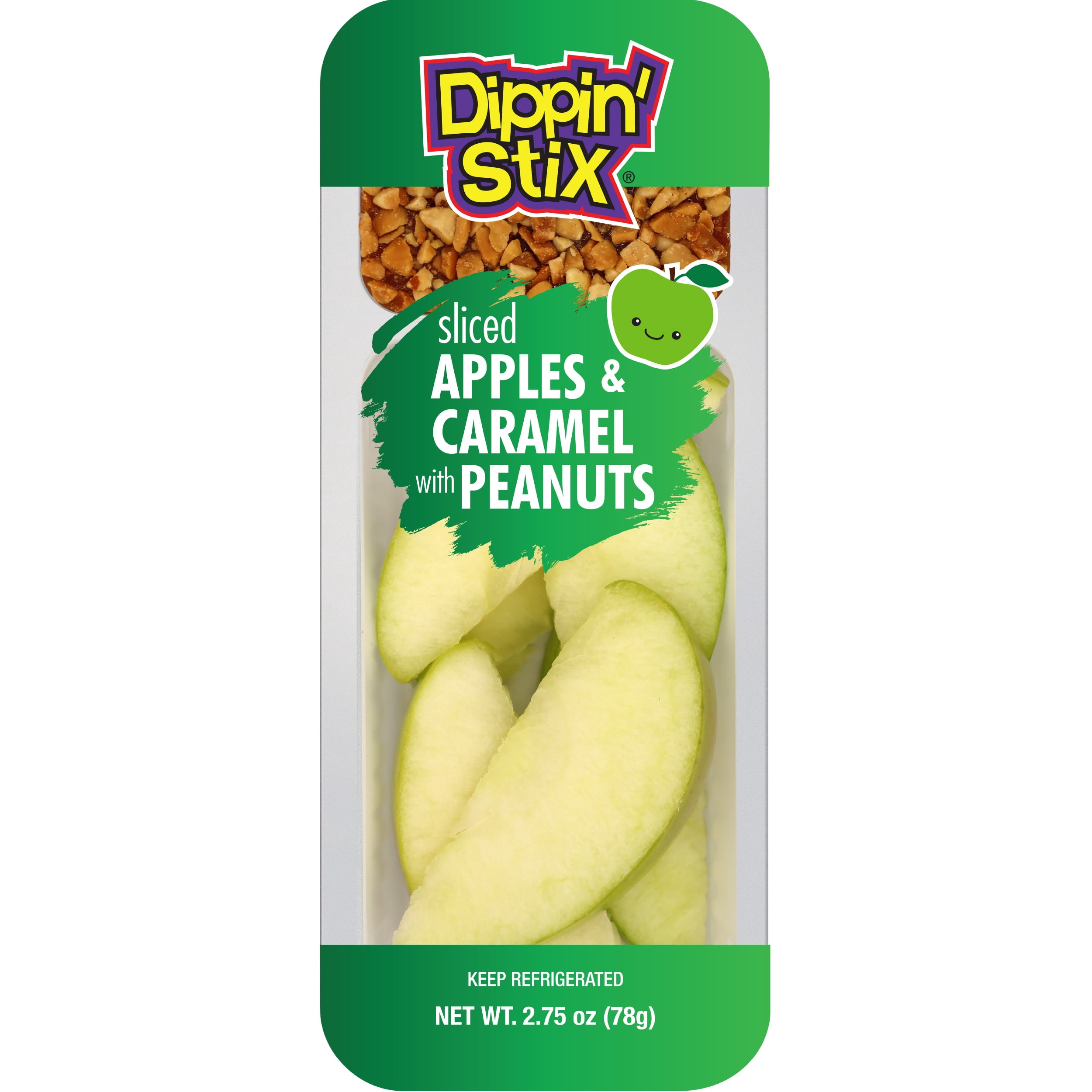 Dippin’ Stix Sliced Apples & Caramel With Peanuts, 2.75oz - Walmart.com