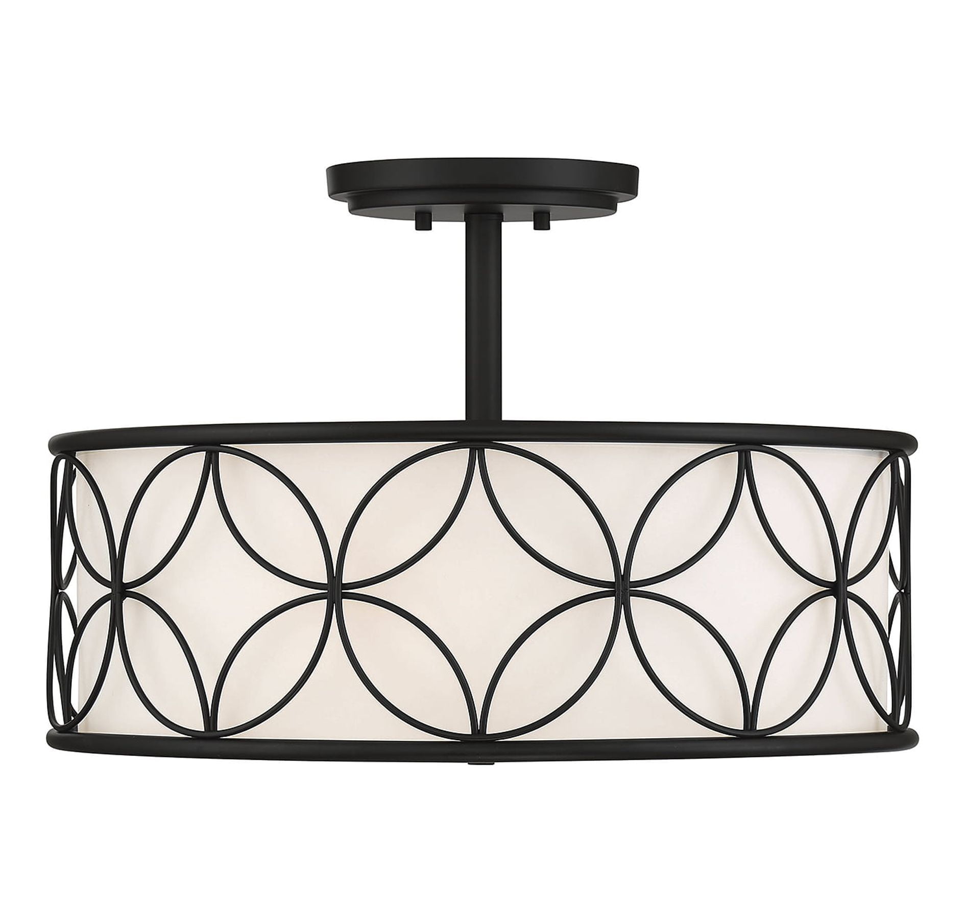 Reid 4-Light Ceiling Light in Matte Black - Walmart.com