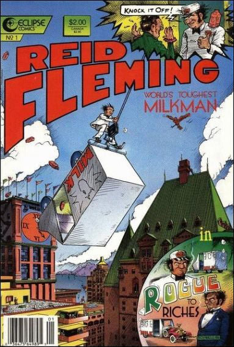 Reid Fleming, World's Toughest Milkman #1 (3rd) VF ; Eclipse Comic Book ...