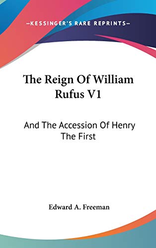 Reign Of William Rufus V1 And The Access - Walmart.com