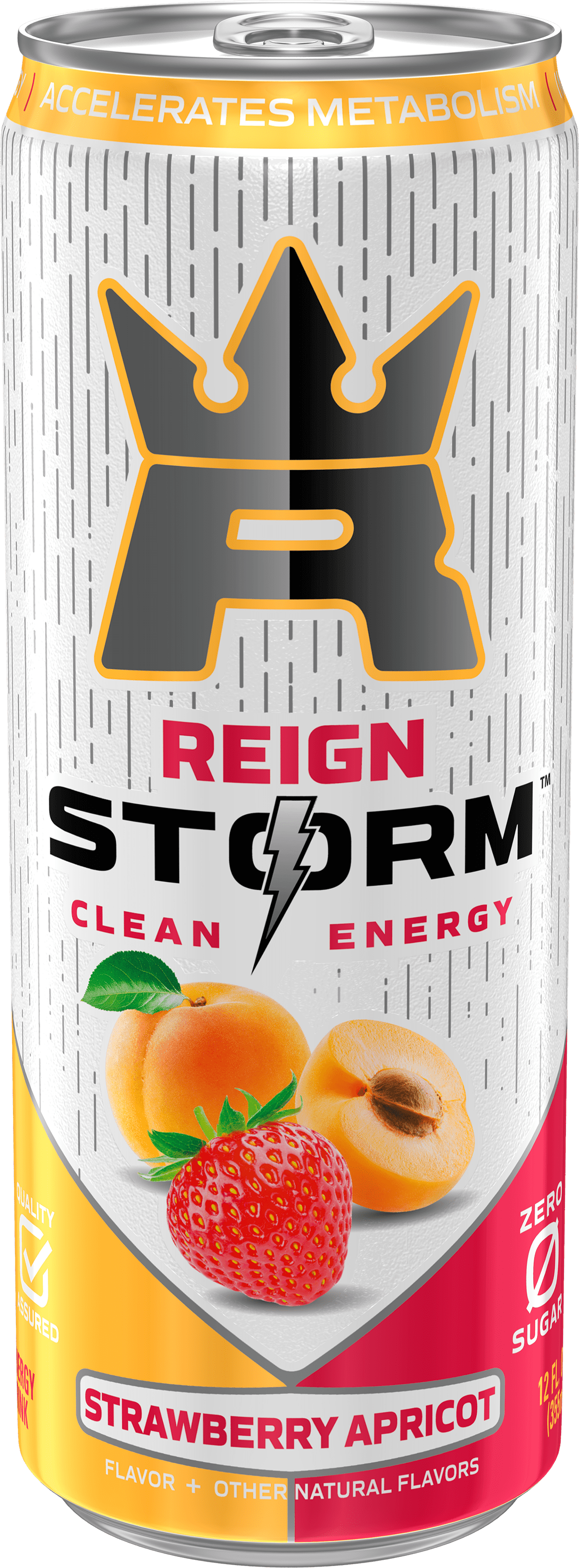 (2 pack) Reign Storm Clean Energy Strawberry Apricot 12/12OZ - Walmart.com