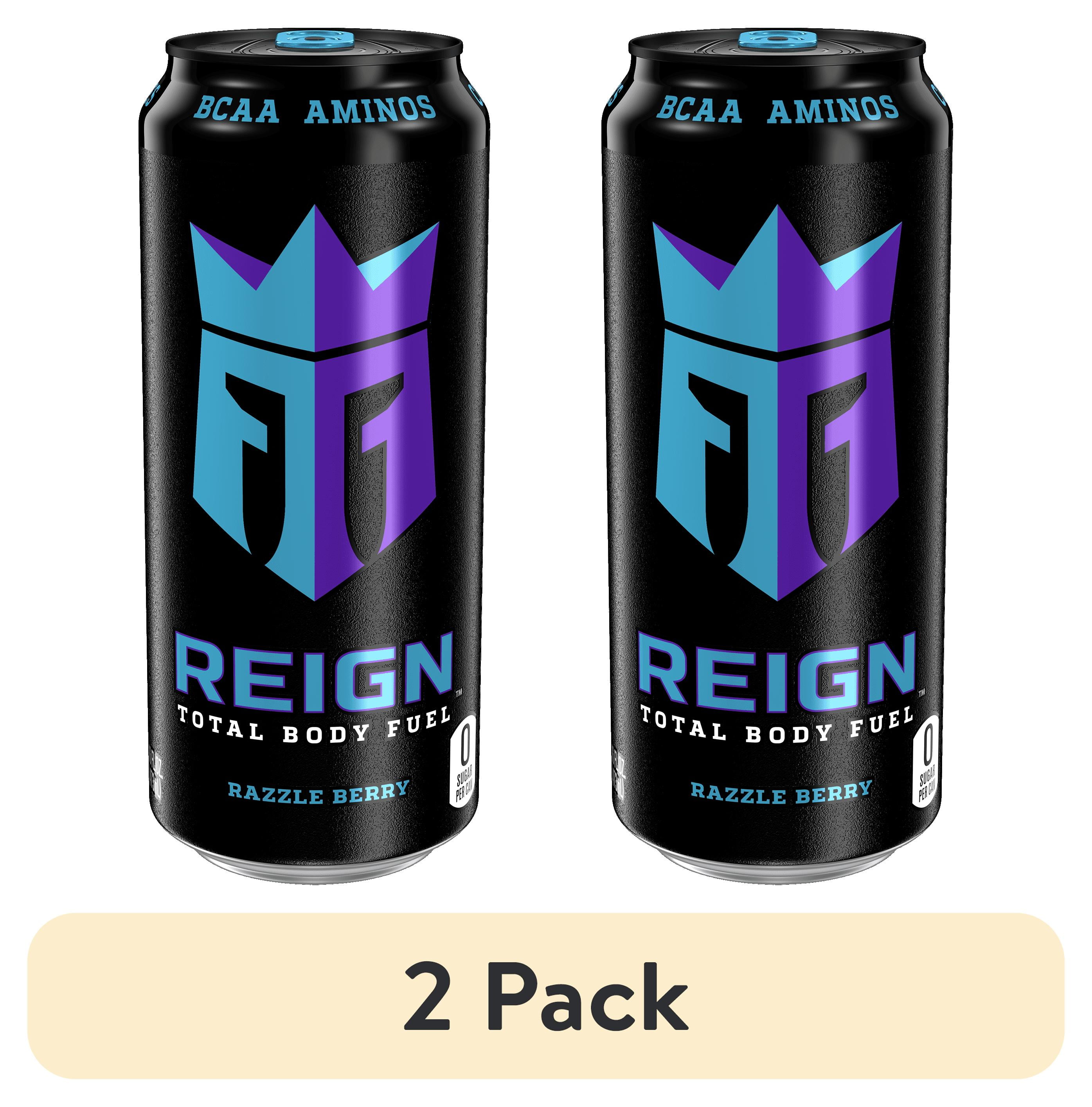(2 pack) Reign Total Body Fuel, Razzle Berry, Performance Energy Drink ...