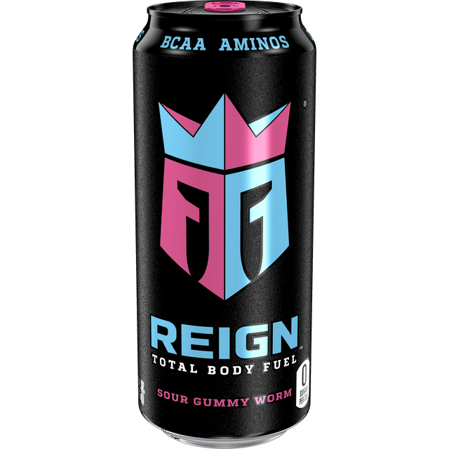 Reign Total Body Fuel, Performance Energy Drink, Sour Gummy Worm Flavor ...