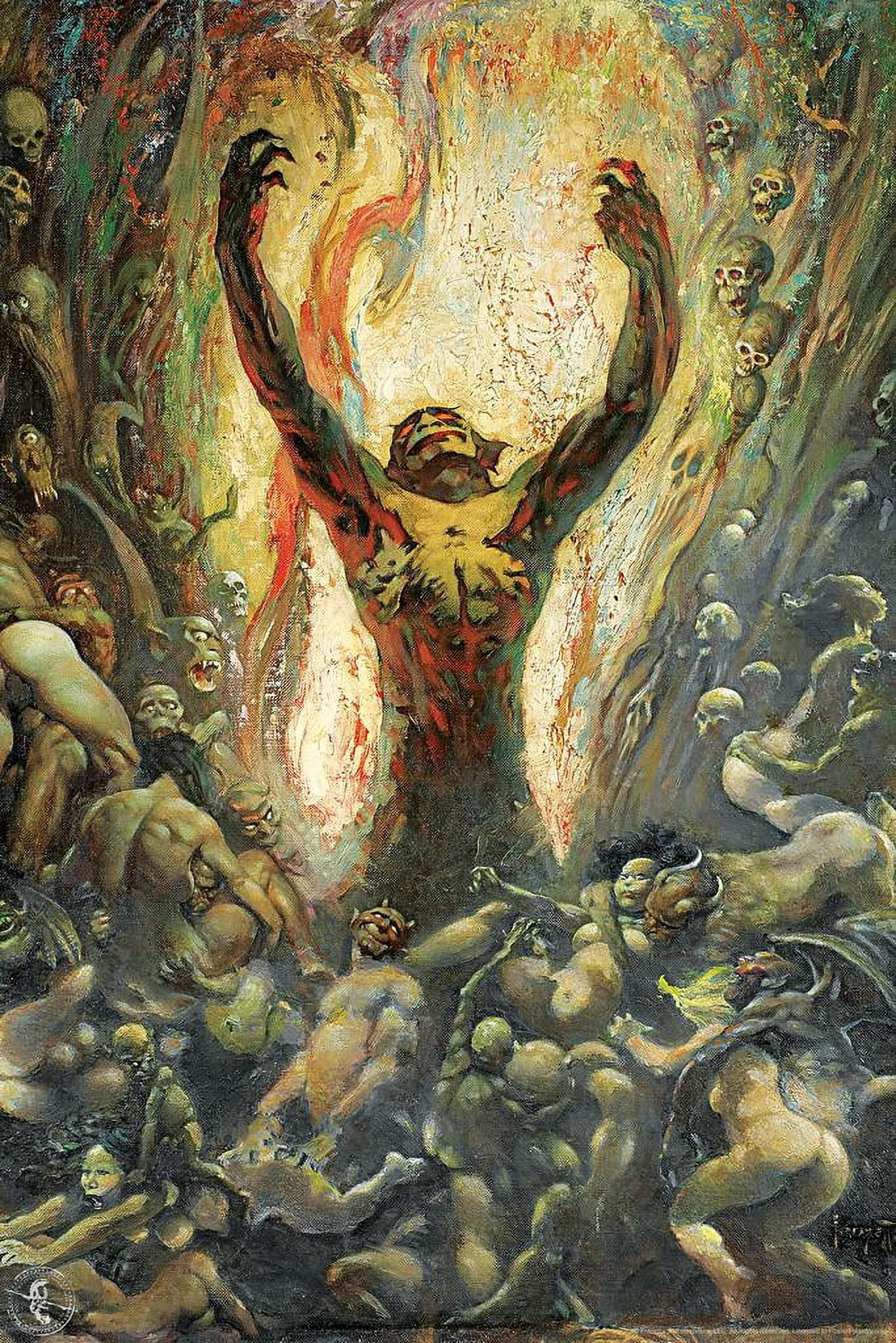 Reign of Wizardry by Frank Frazetta Wall Art Gothic Fantasy Decor Frank ...