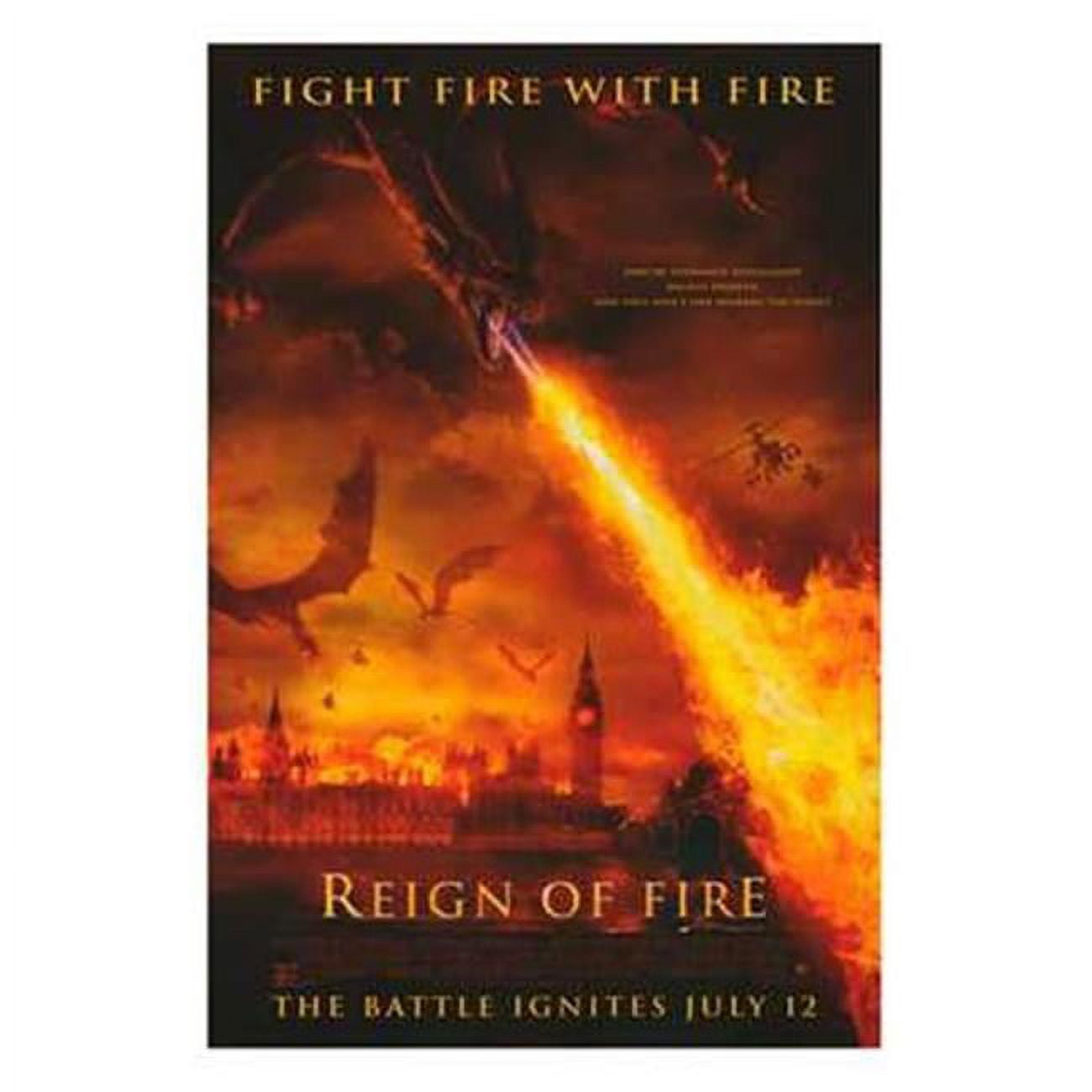 Reign of Fire Movie Poster - 11 x 17 in. - Walmart.com