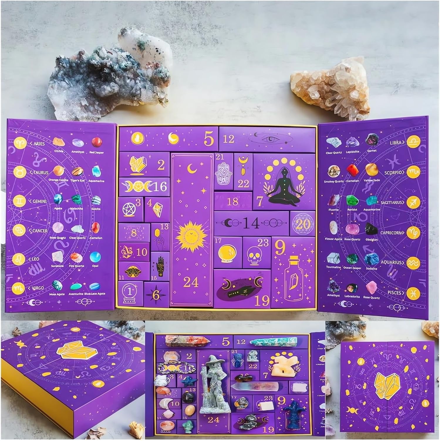 Reiki Crystal Halloween Countdown Gift Box 2025 Reikicrystal Healing ...