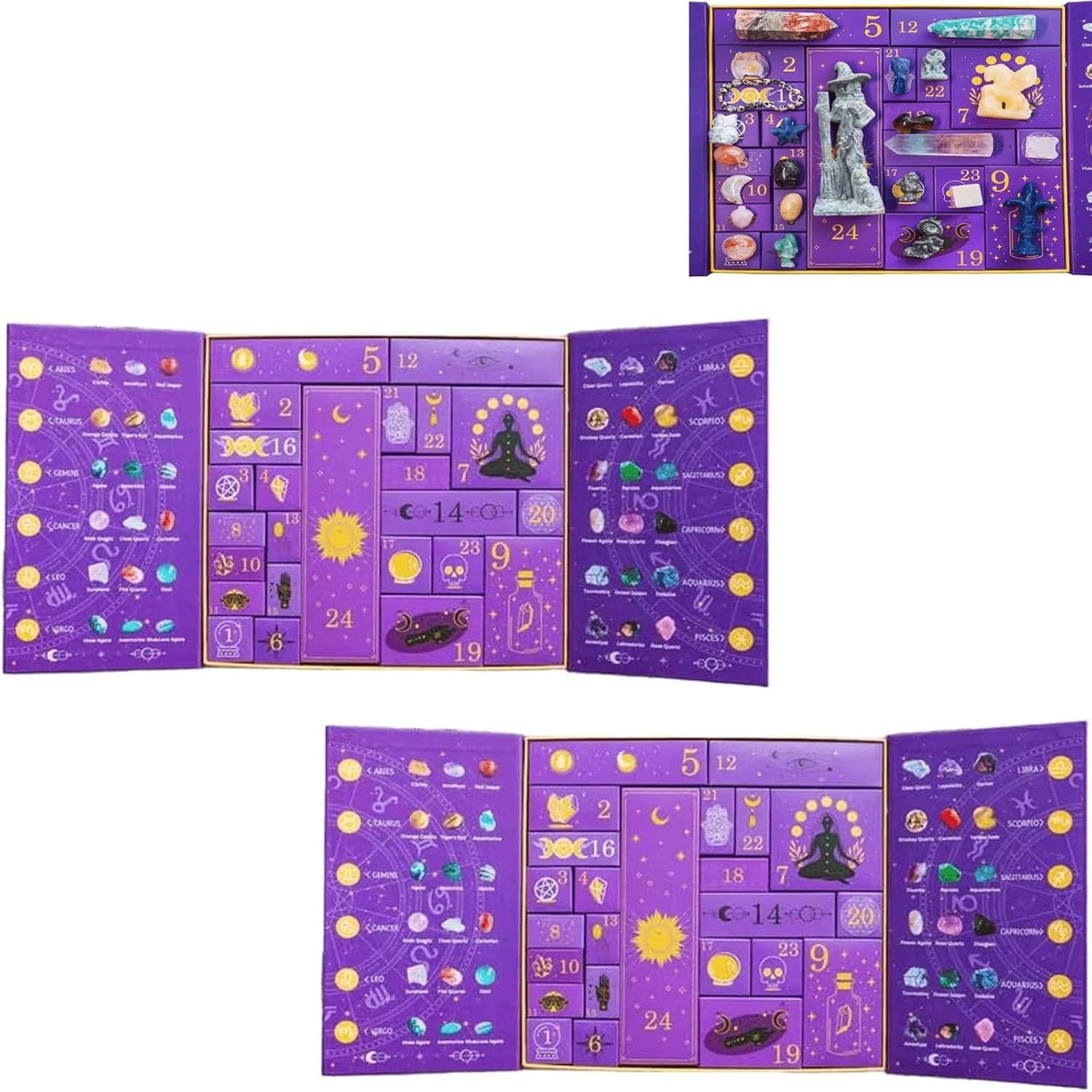 Reiki Crystal Halloween Countdown Gift Box - The Magic of Healing and ...