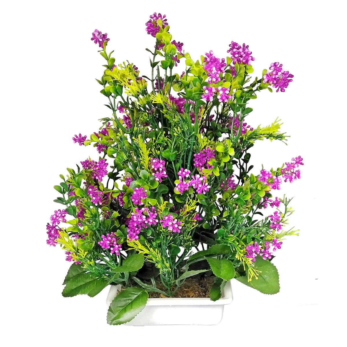 Reiki Crystal Products Artificial Indoor Plants with Plastic Pot ...