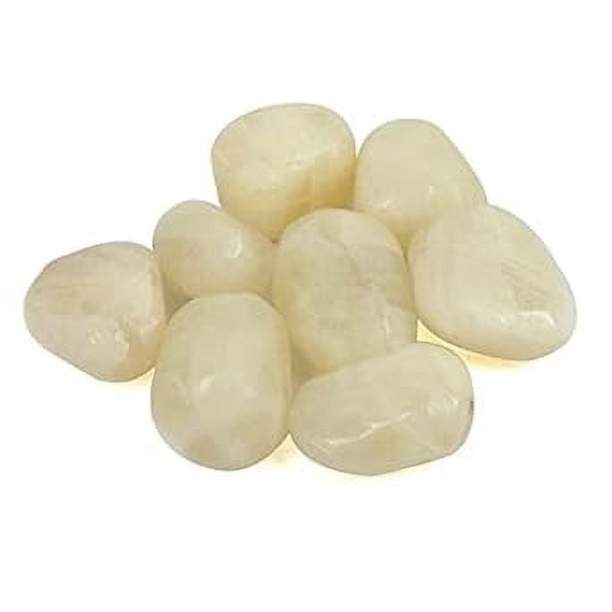 Reiki Crystal Products Natural Milky Moonstone Tumble Stone Raw Rough ...