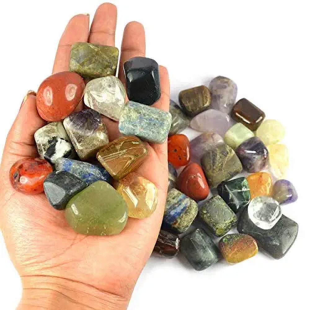 Reiki Crystal Products Natural Mix Tumble Stone Raw Rough Stone Tumbled ...