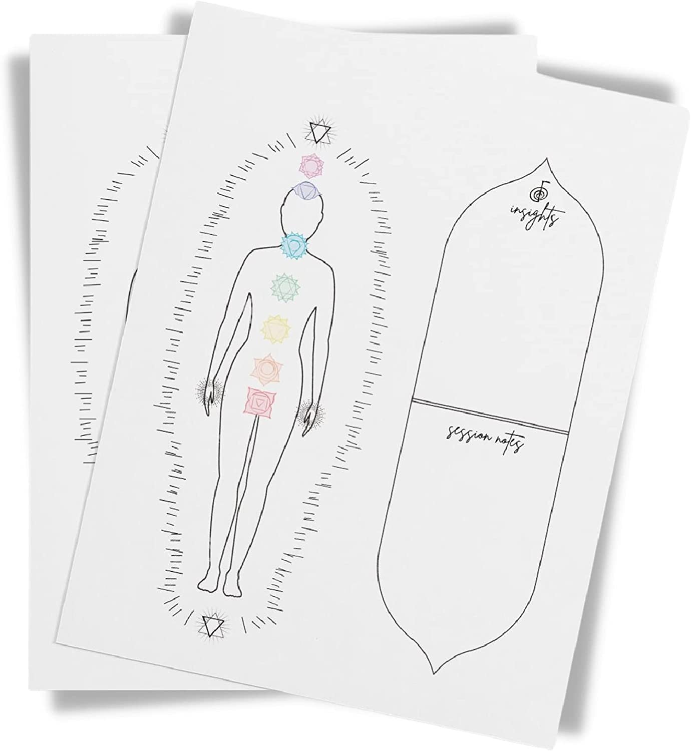 Reiki Distant Session Chakra Healing Board Physical Printed 8.5" x 11 ...