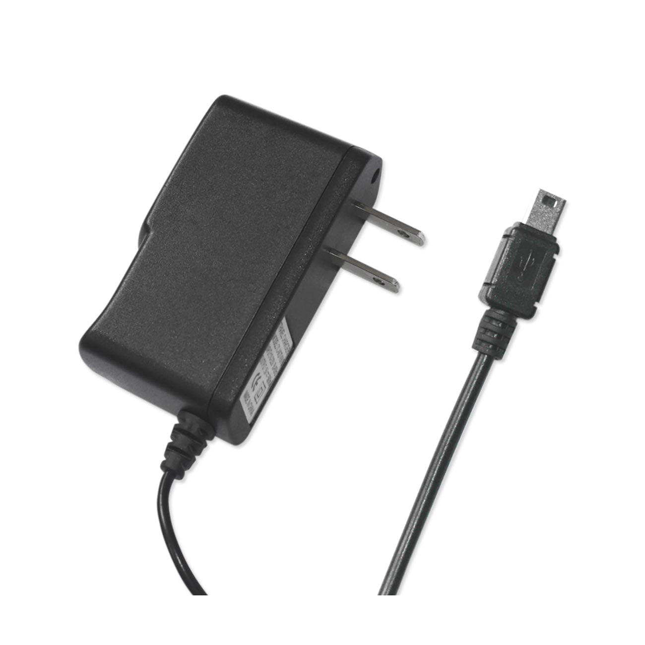 Reiko Mini-USB Travel Wall Charger - Black - Walmart.com