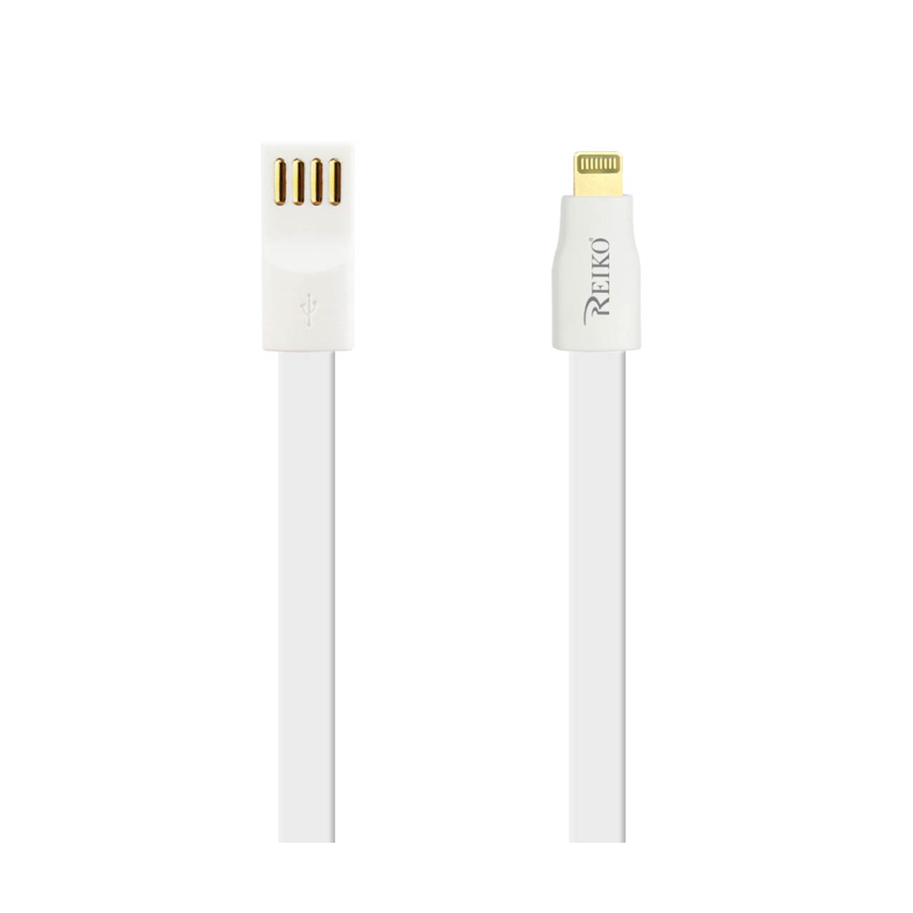Reiko Wireless Iphone 6 Flat Magnetic Gold Plated Data Cable 0.7 Foot ...