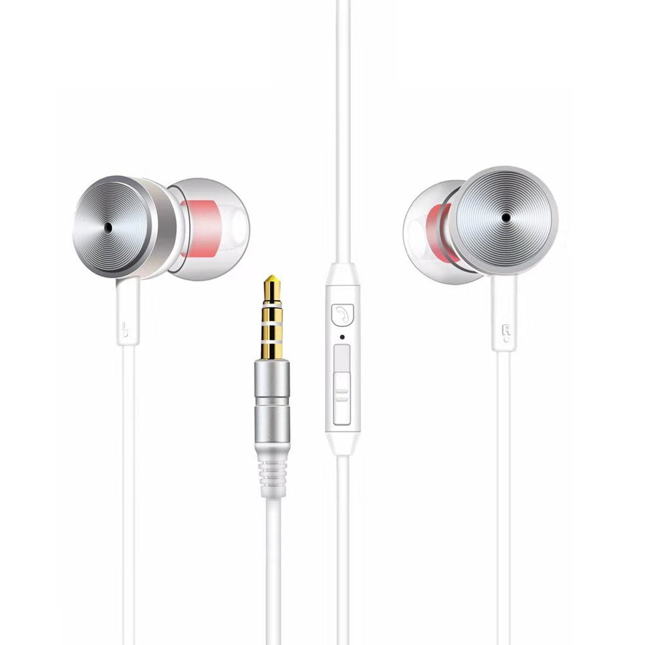 Reiko Wireless MT-H10 Universal Earphones in White - Walmart Business ...